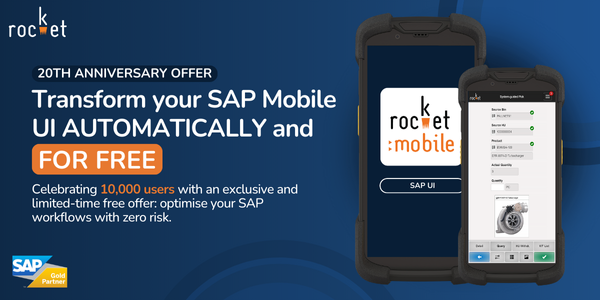 Rocket mobile offer for SAP warehouse optimisation